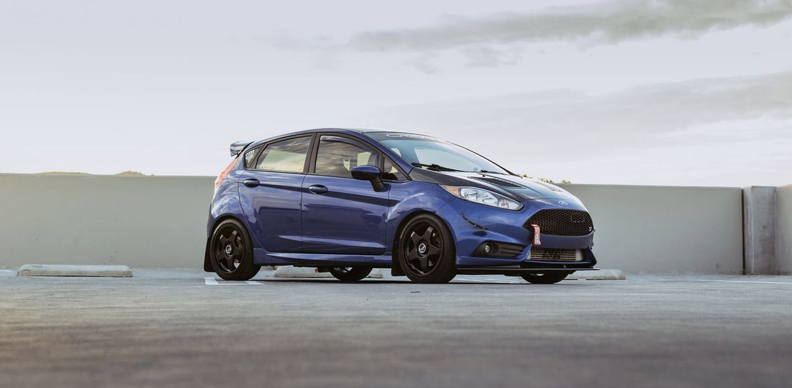 Ford Fiesta on Chicane Asphalt Black