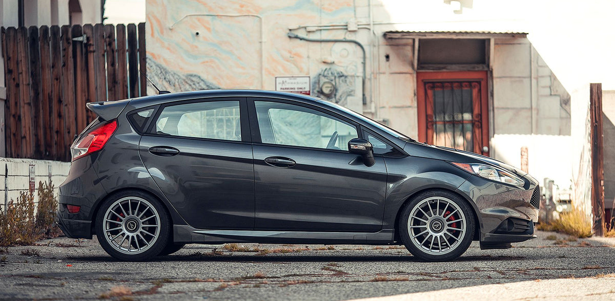 Ford Fiesta on Podium Speed Silver